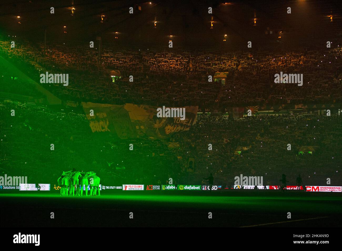 The celtic team huddle hi-res stock photography and images - Alamy