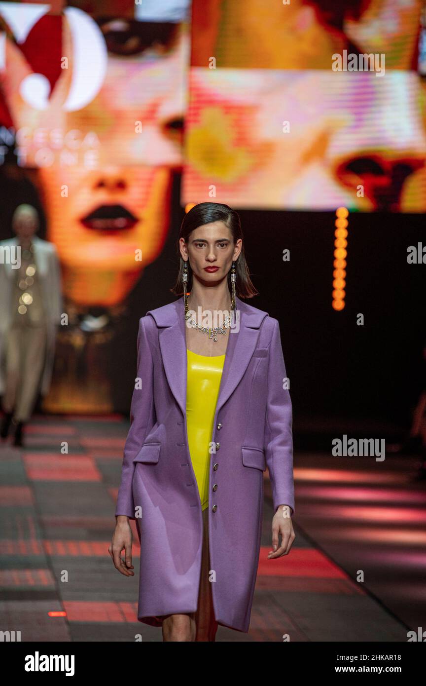 Rome, Italy. 02nd Feb, 2022. Rome, cinecittà, altaroma, fashion week ...