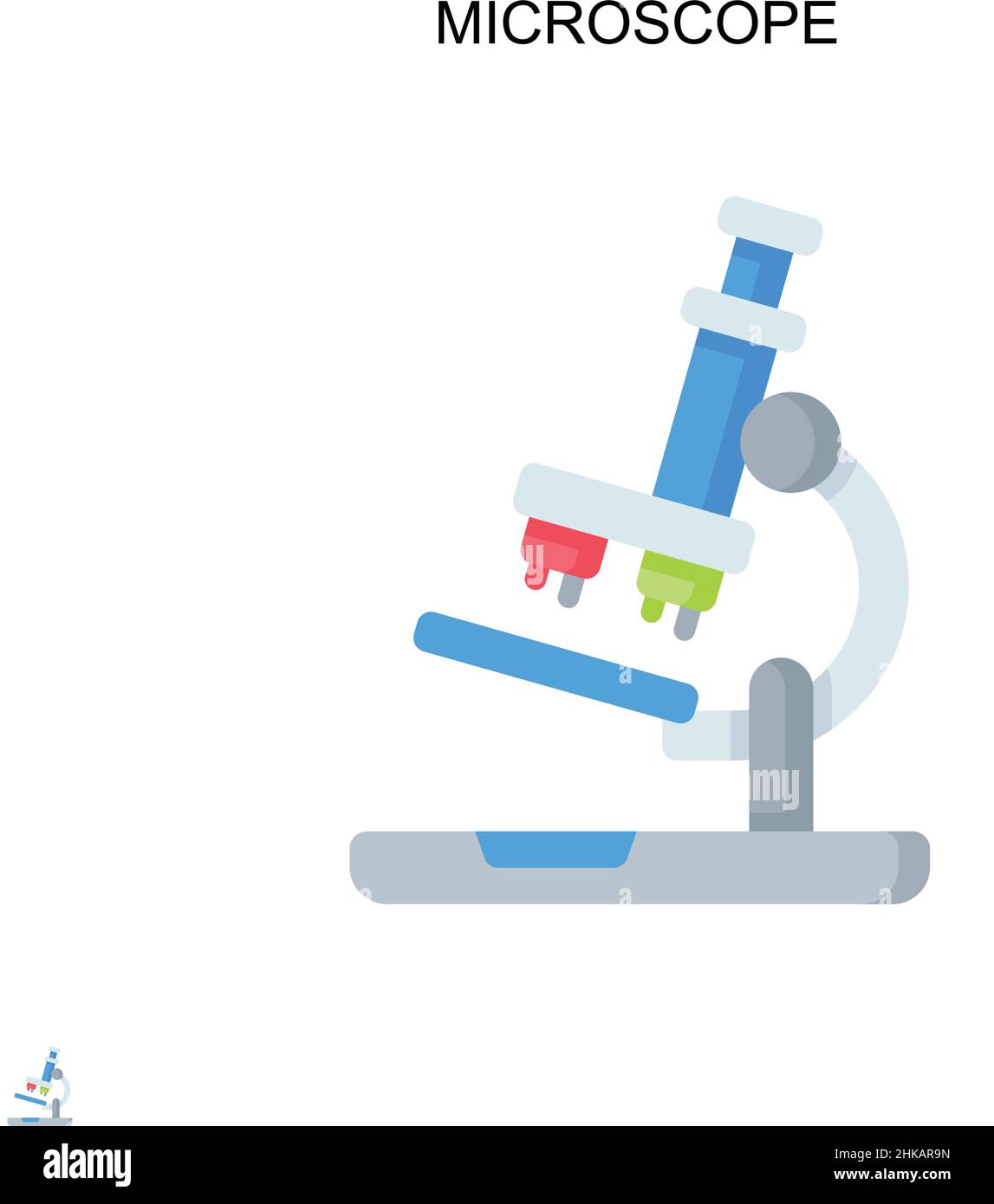 Microscope tool Stock Vector Images - Alamy