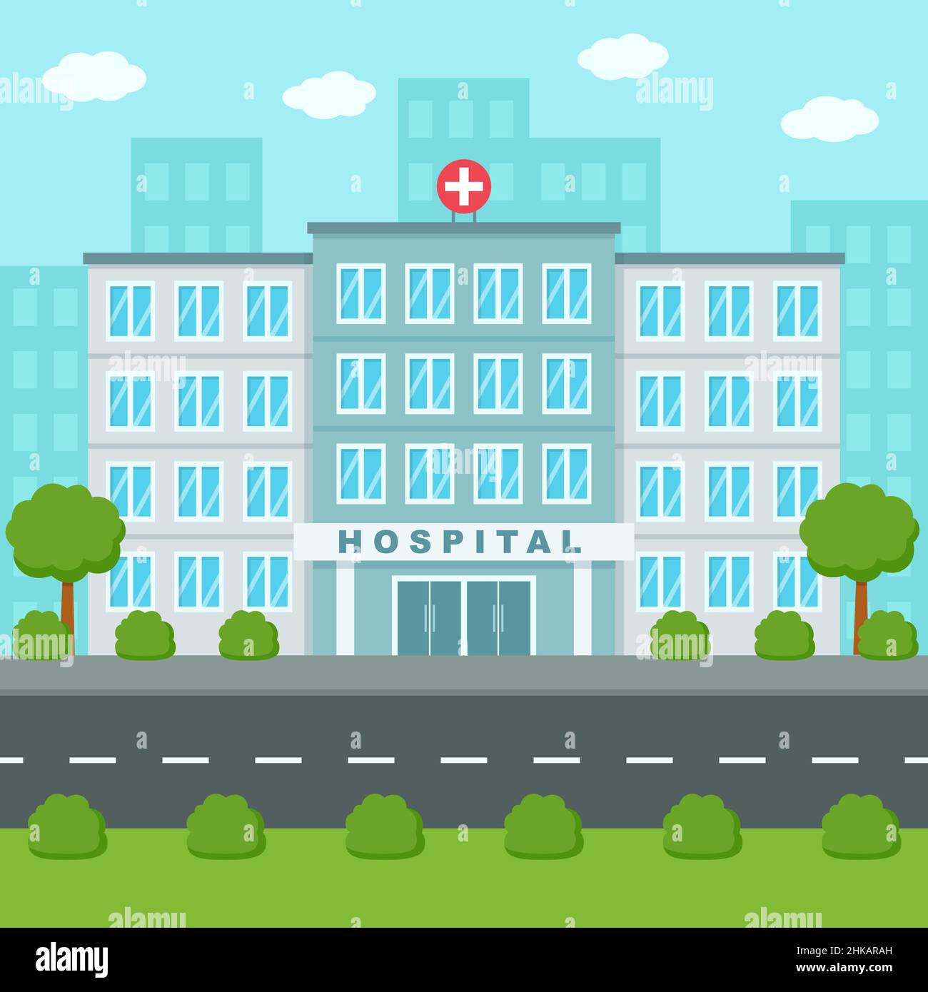 Hospital Background Vector