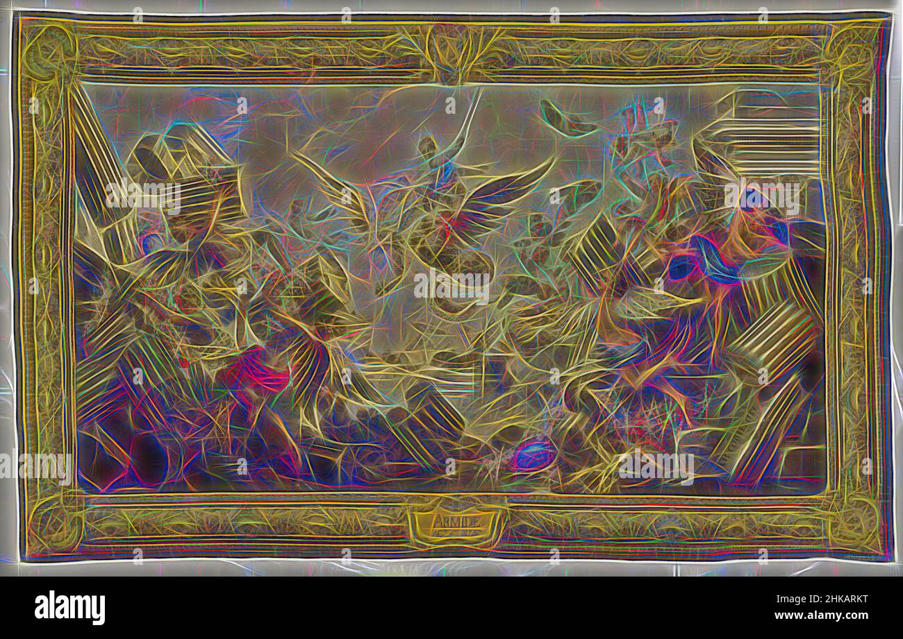 Inspired by The Destruction of Armida's Palace, Tapestry showing Armida ...