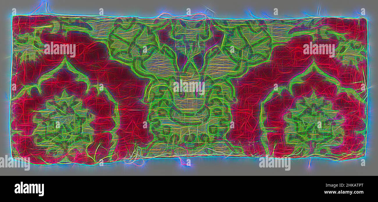 Inspired by Fragment of red velvet brocade with pomegranate motif in ...