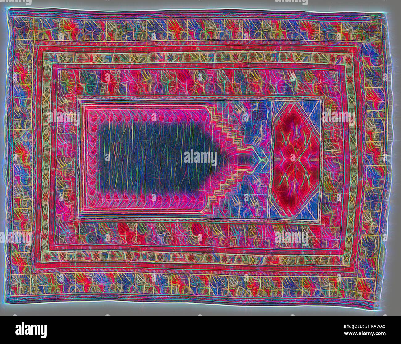 Inspired by Prayer rug, Mihrab, Prayer rug, MIHRAB. Ice blue and outer ...