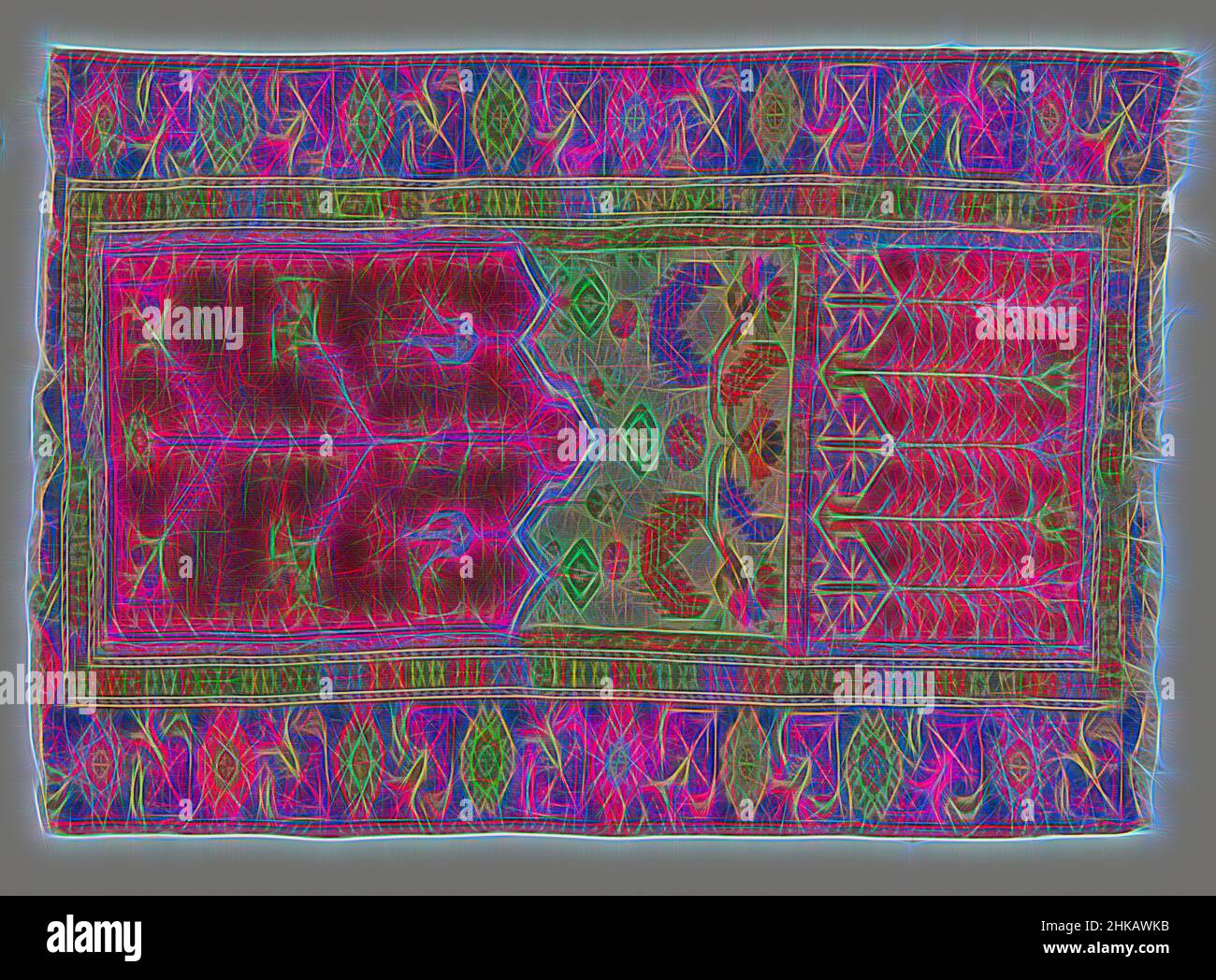 Inspired by Prayer rug with upper panels, LADIK, Prayer rug with upper ...