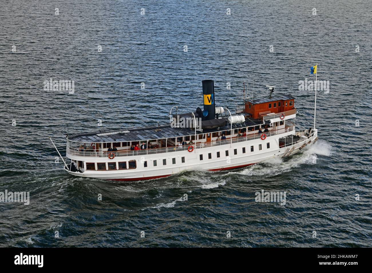 Norrskar, one of the many ferry boats that travel around the ...
