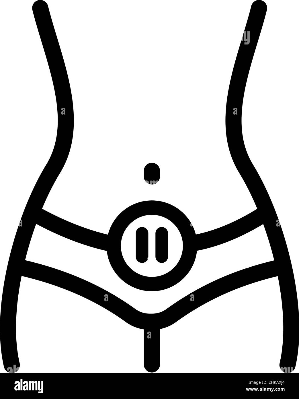 Menopause Outline Icon Woman Sickness Reproductive System Woman