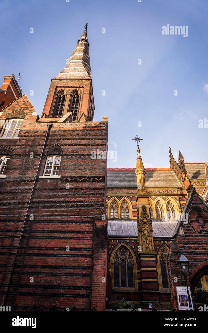 All Saints Church, a Grade I listed Anglo-Catholic church designed by ...