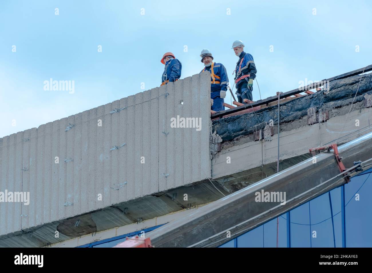 Moscow,Russia,05,10,2021:Restoration,reconstruction and repair of the ...