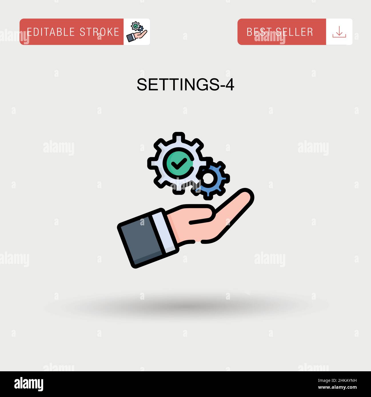 Decorative winter setting Stock Vector Images - Alamy