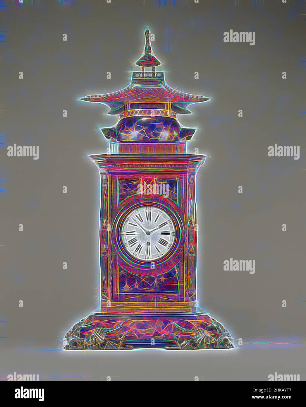 Inspired by Clock case, Pendulum case, rectangular with chamfered ...