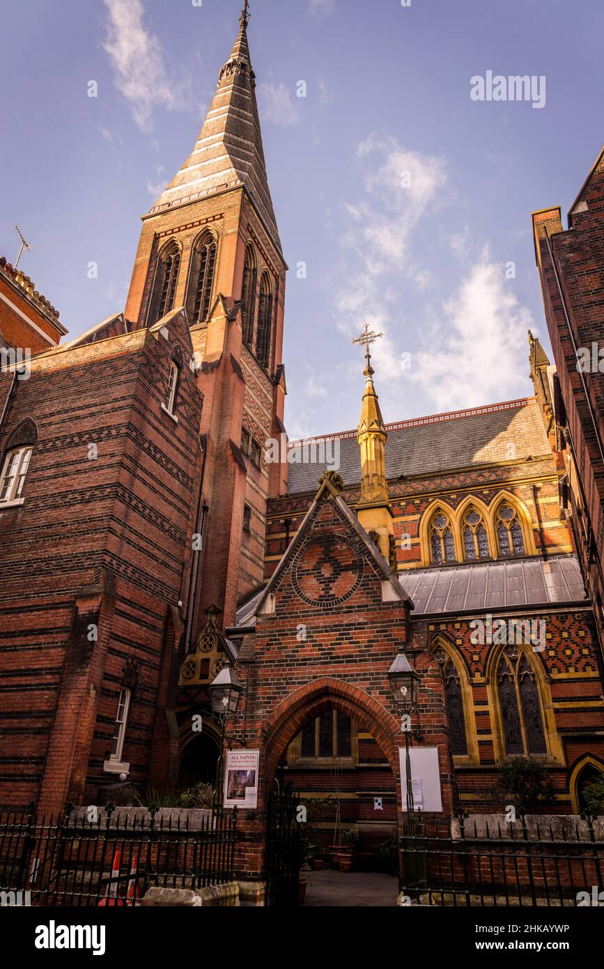 All Saints Church, a Grade I listed Anglo-Catholic church designed by ...