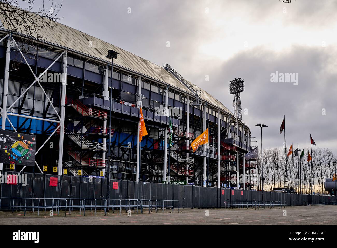 Rotterdam - de Kuip during the training session at 1908 on 2 February ...