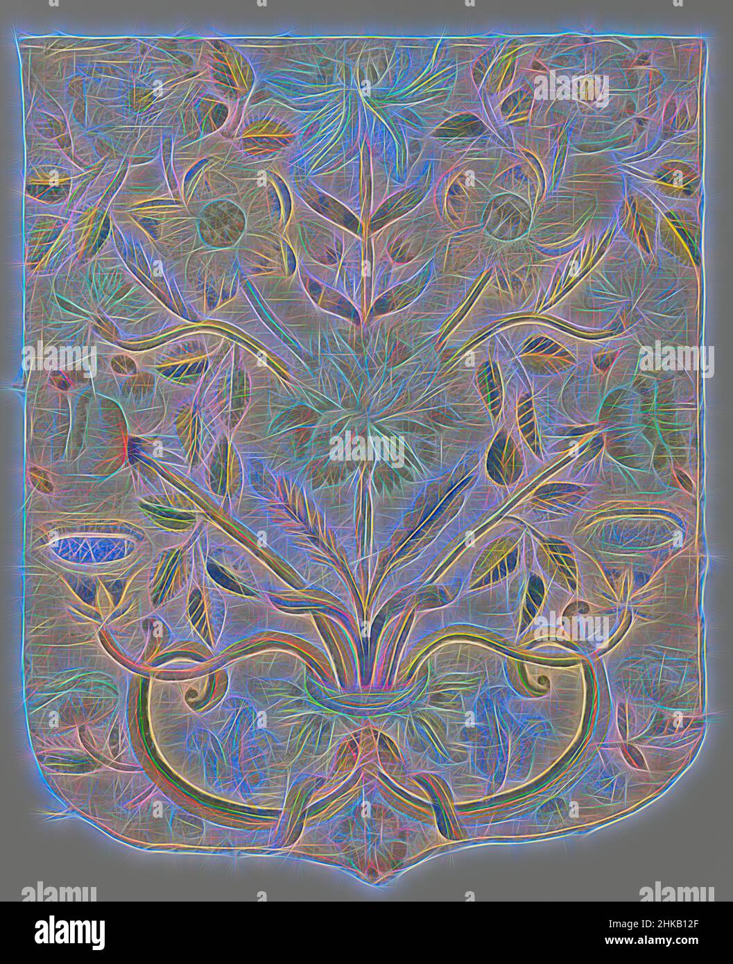 Inspired by Embroidery in the form of a cope's dorsal shield ...