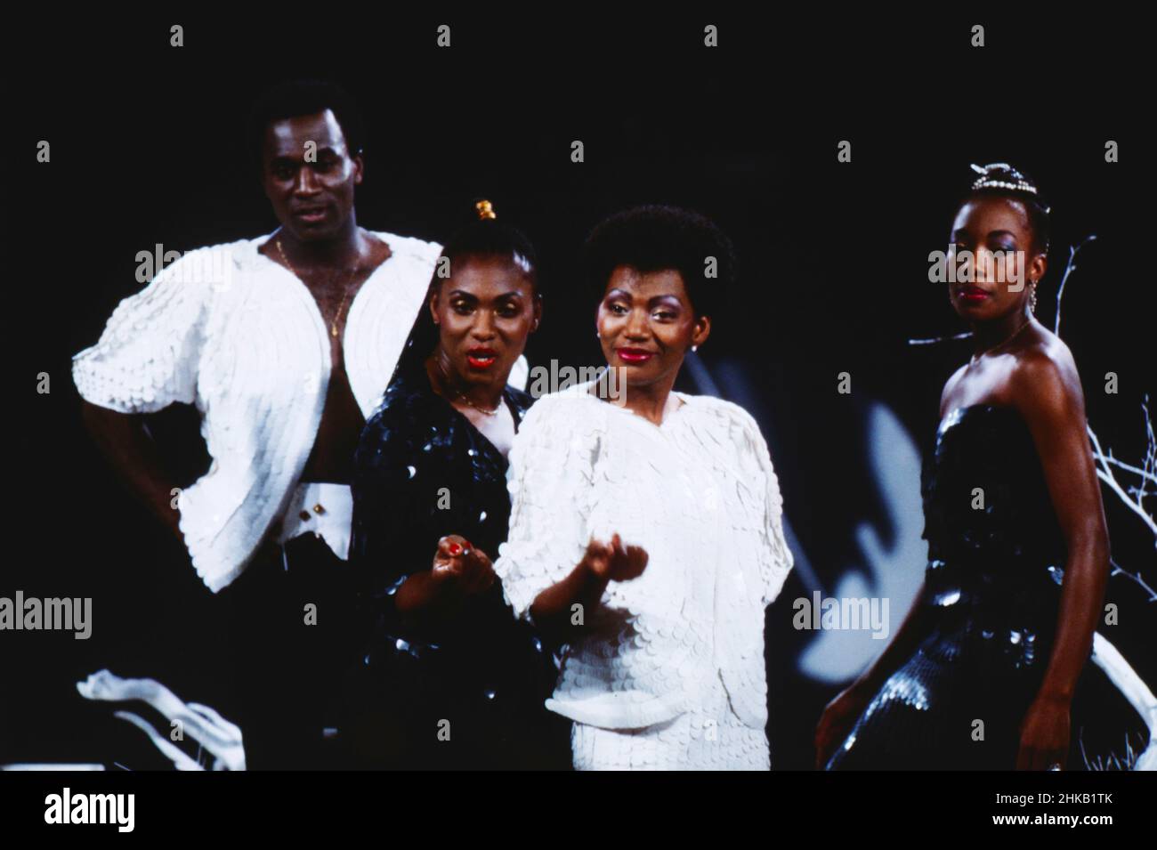 BONEY M, gegründet von Produzent Frank Farian, eine bekannte Popgruppe ...