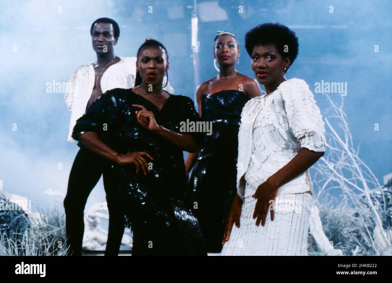 BONEY M, gegründet von Produzent Frank Farian, eine bekannte Popgruppe ...