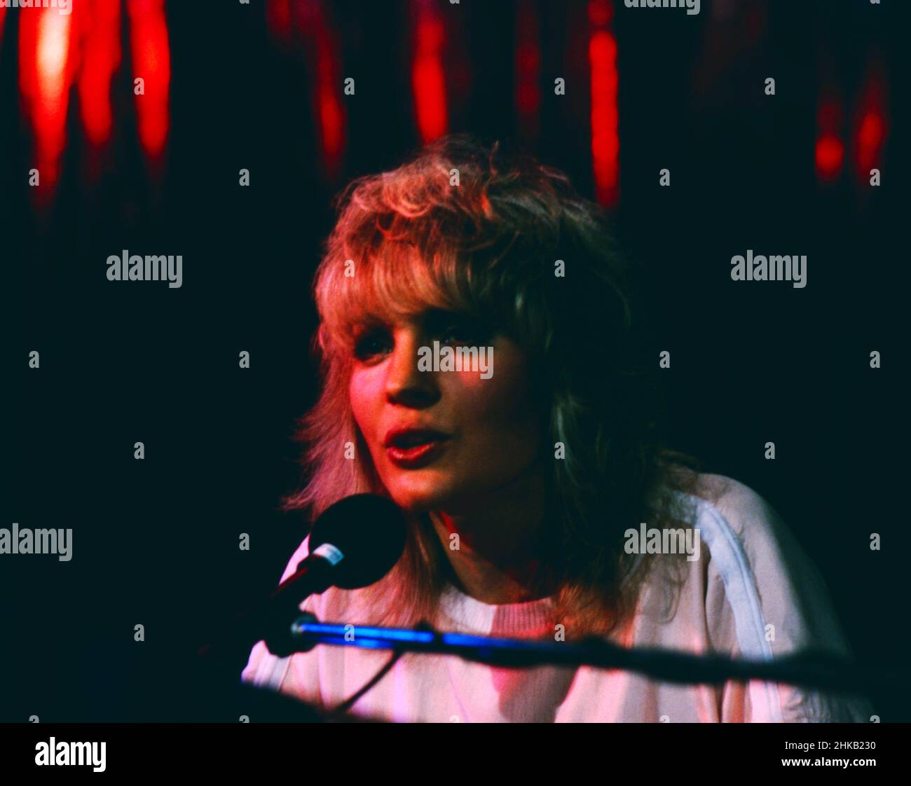 Chi Coltrane, amerikanische Rockmusikerin, Sängerin und Pianistin, 1984 ...