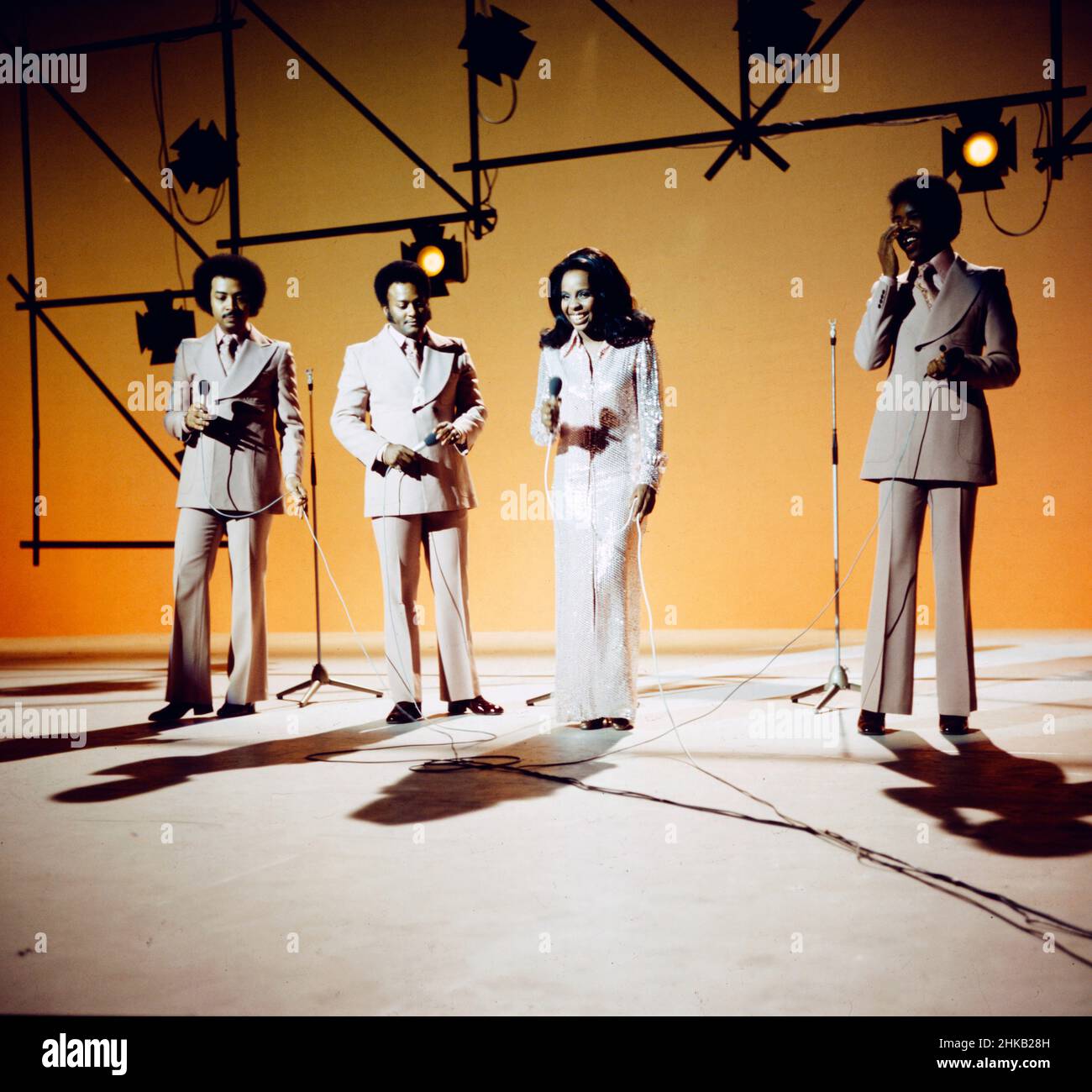 Gladys Knight & The Pips, amerikanische Soul-Vokal-Gruppe mit Sängerin ...