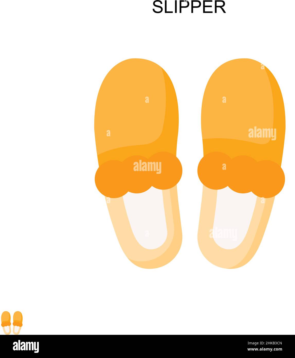 Hotel room slippers Stock Vector Images - Alamy