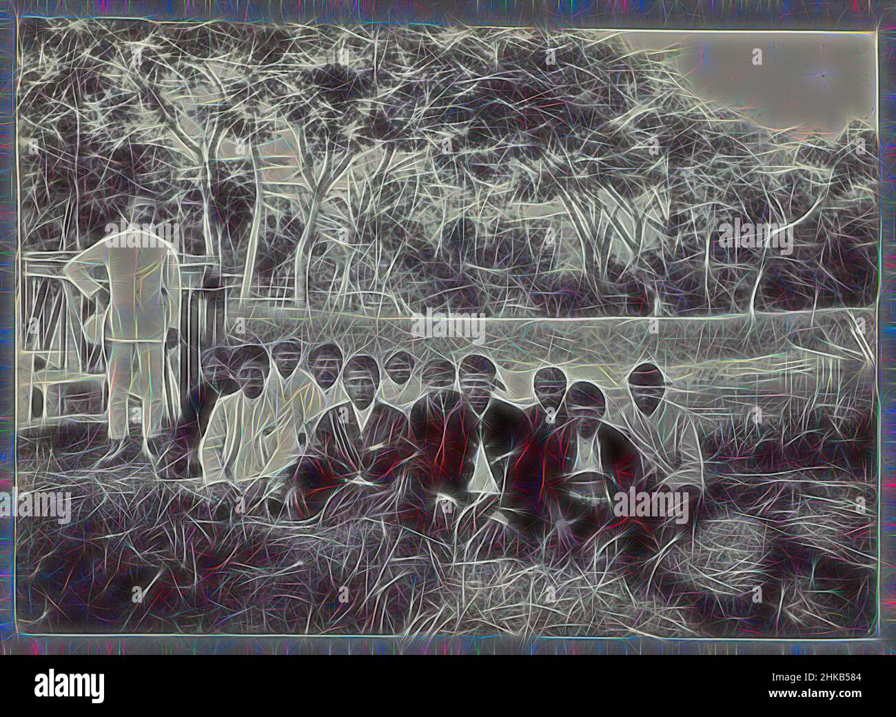 Inspired by Overseer with workers, A European overseer standing by a ...