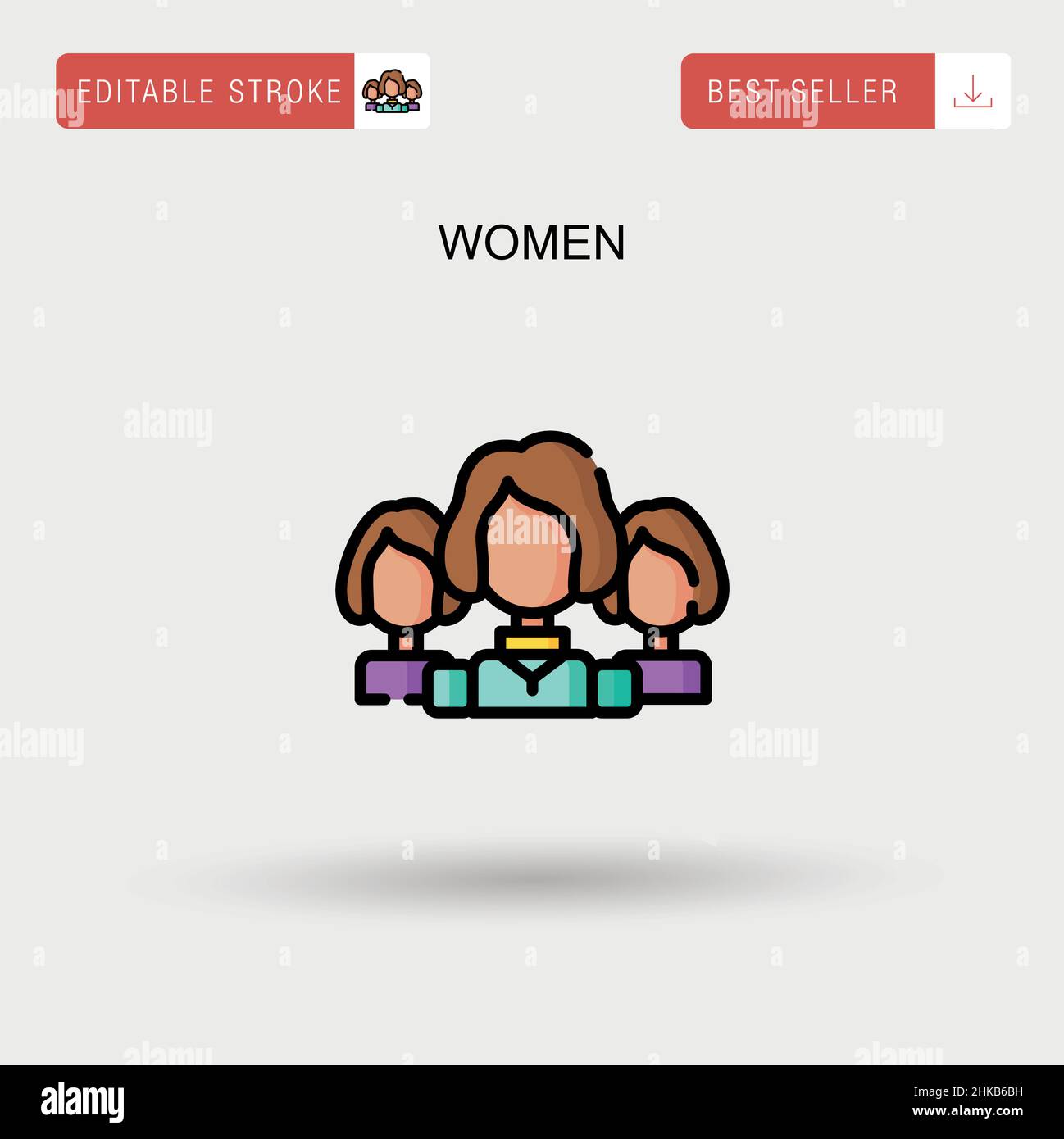 Beautiful women at forest Stock Vector Images - Alamy