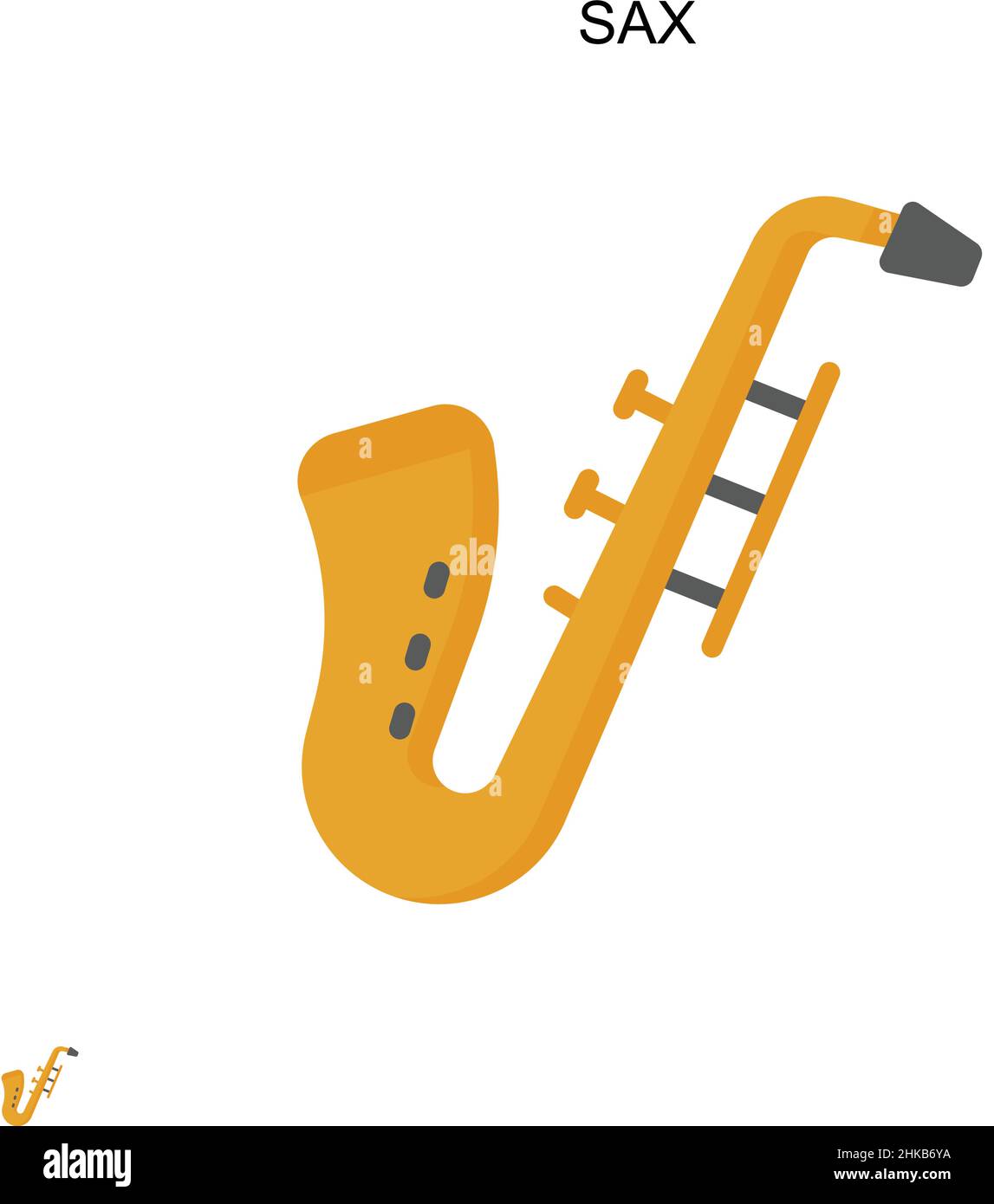Sax symbol hi-res stock photography and images - Alamy