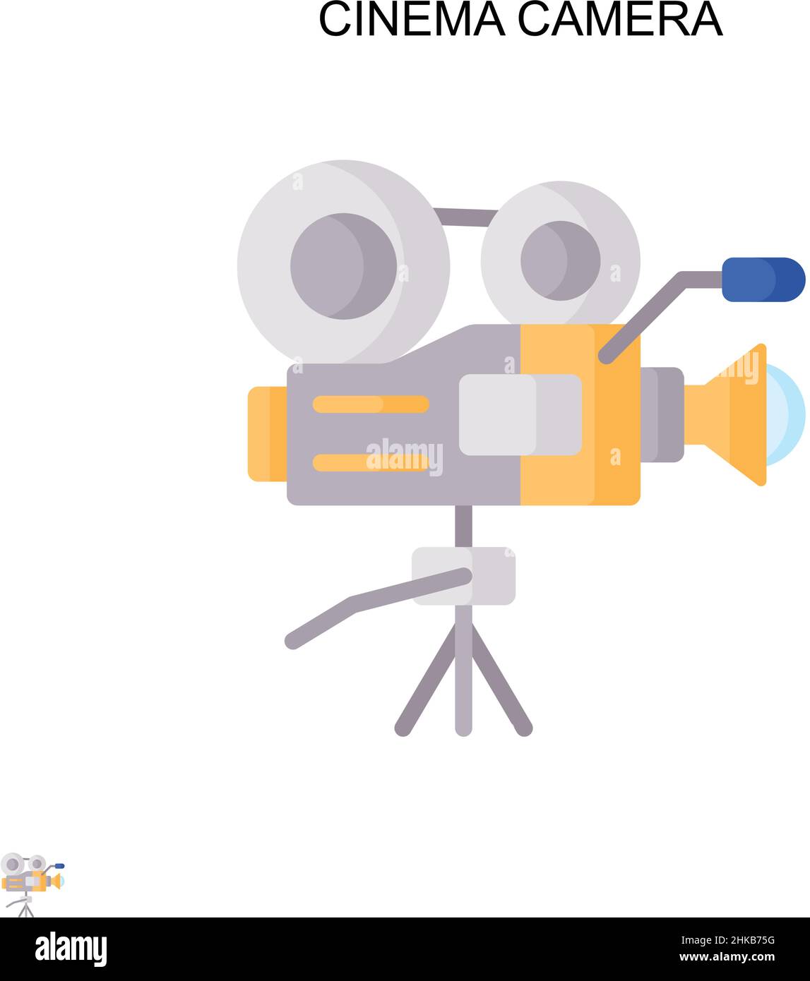 Old camera cinema Stock Vector Images - Alamy
