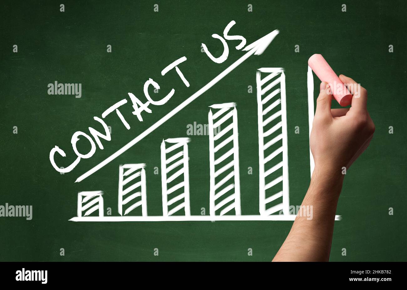 Hand drawing business concept Stock Photo - Alamy