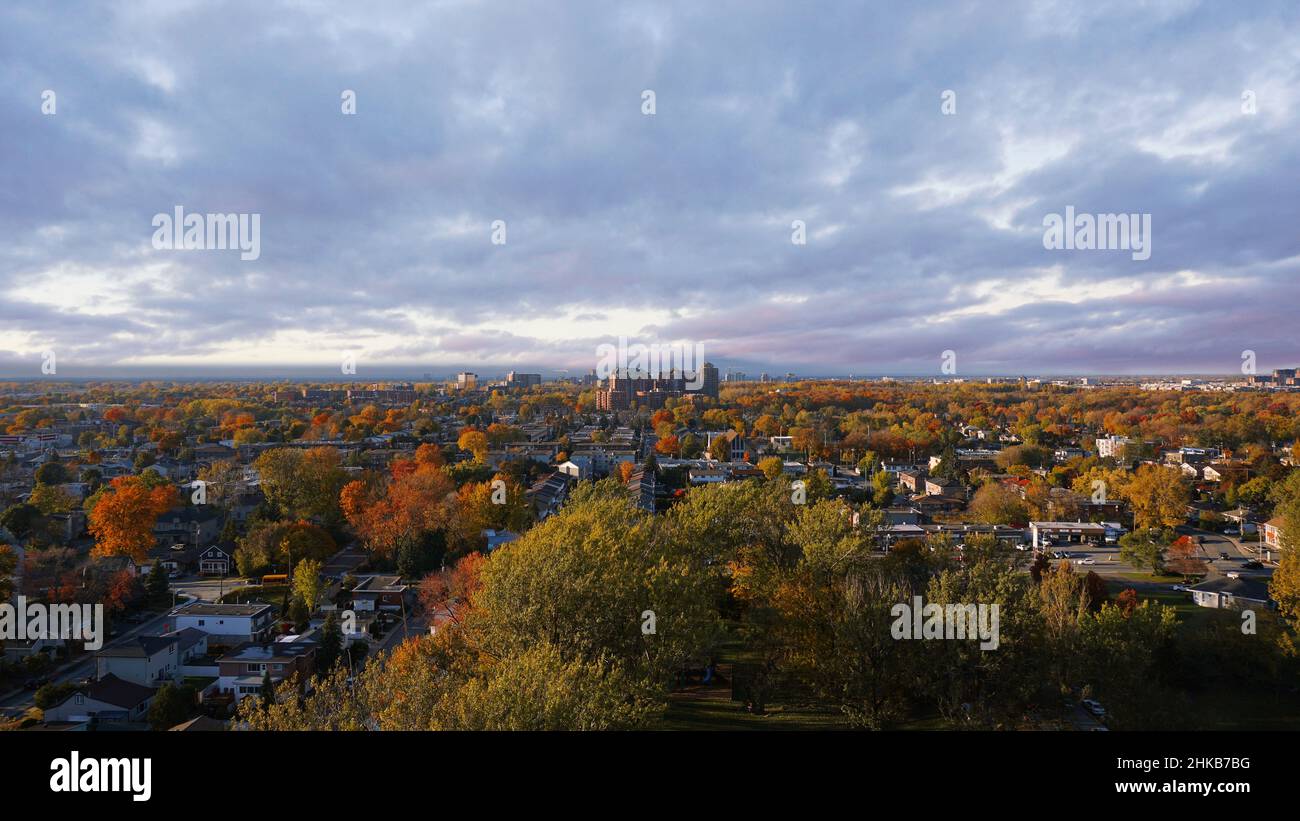 Laval Quebec Canada Skyline during Autumn Stock Photo - Alamy