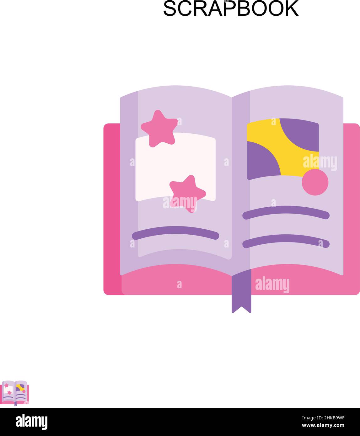 Scrapbook Stock Vector Images - Alamy