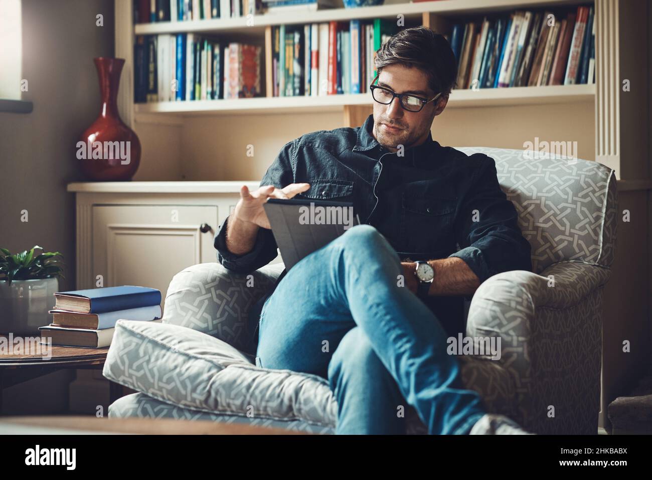 Getting in touch with the business world Stock Photo - Alamy