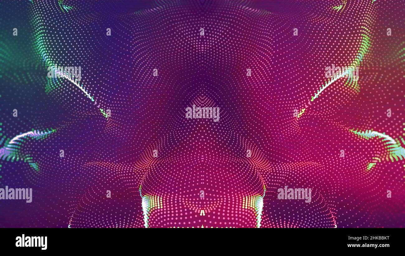 Abstract dotted waves, color gradient, background texture Stock Photo ...