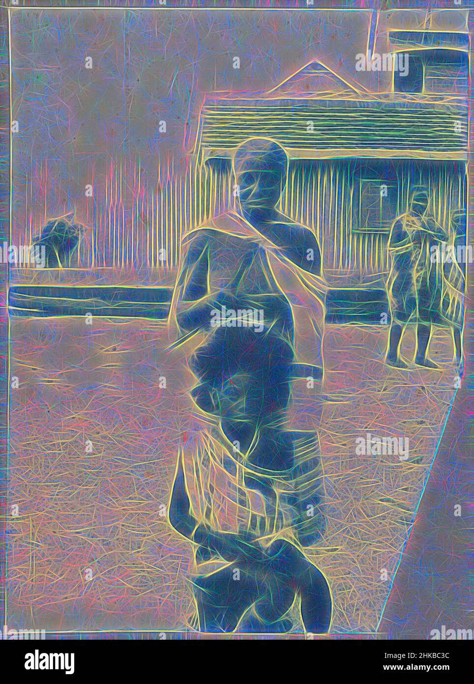 Inspired by Hairstyle of a Maroon Girl, Coiffure of a boschnegerin ...