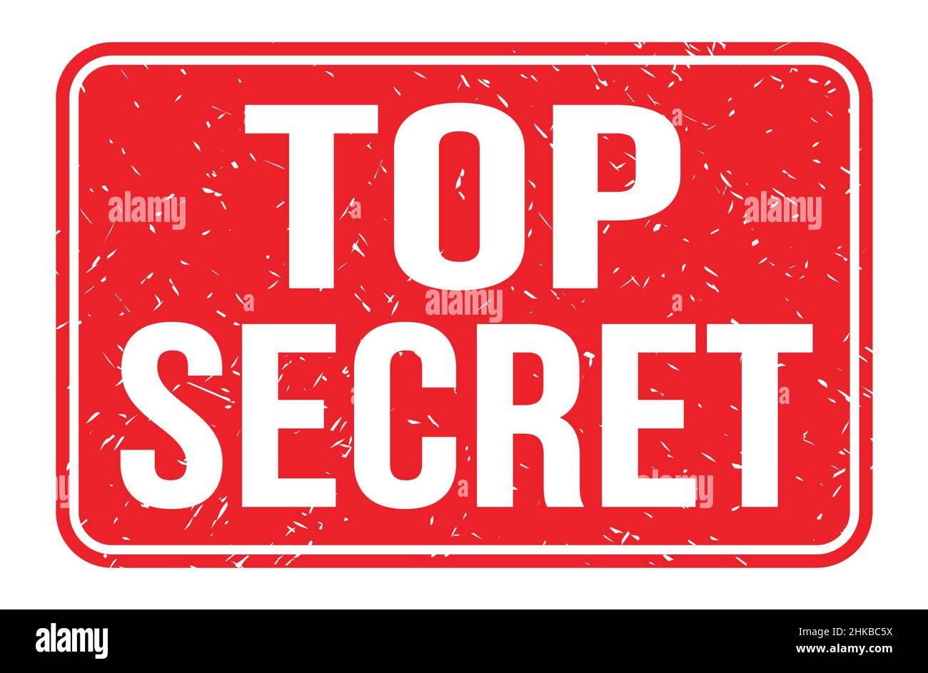 TOP SECRET, words written on red rectangle stamp sign Stock Photo - Alamy