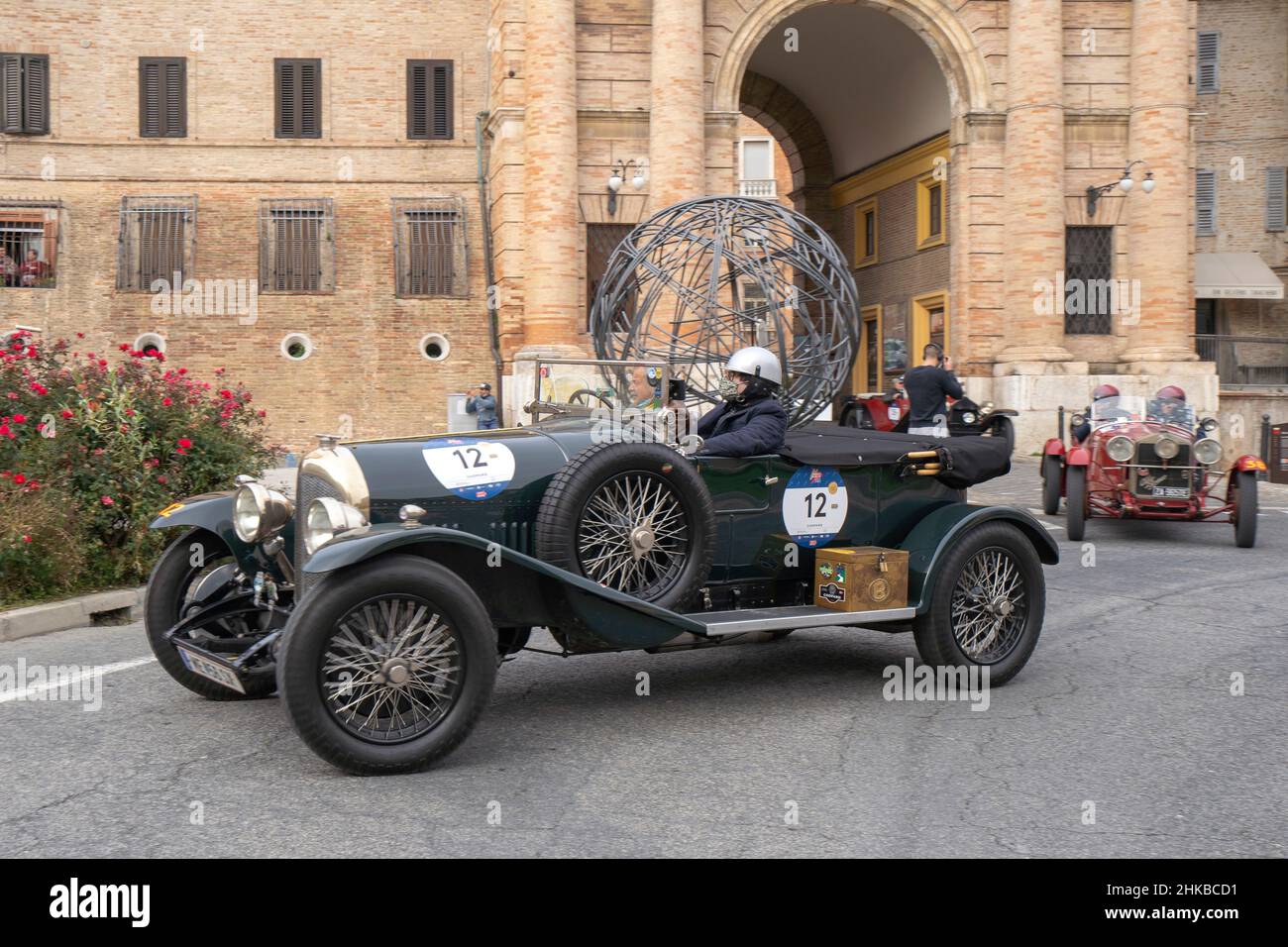Piazza Nazario Sauro square, Passage of the Mille Miglia historic ...