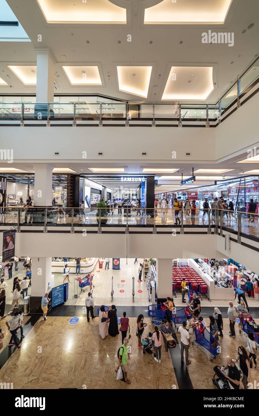 Dubai, United Arab Emirates May 12 2021 Mall of Emirates shopping mall ...