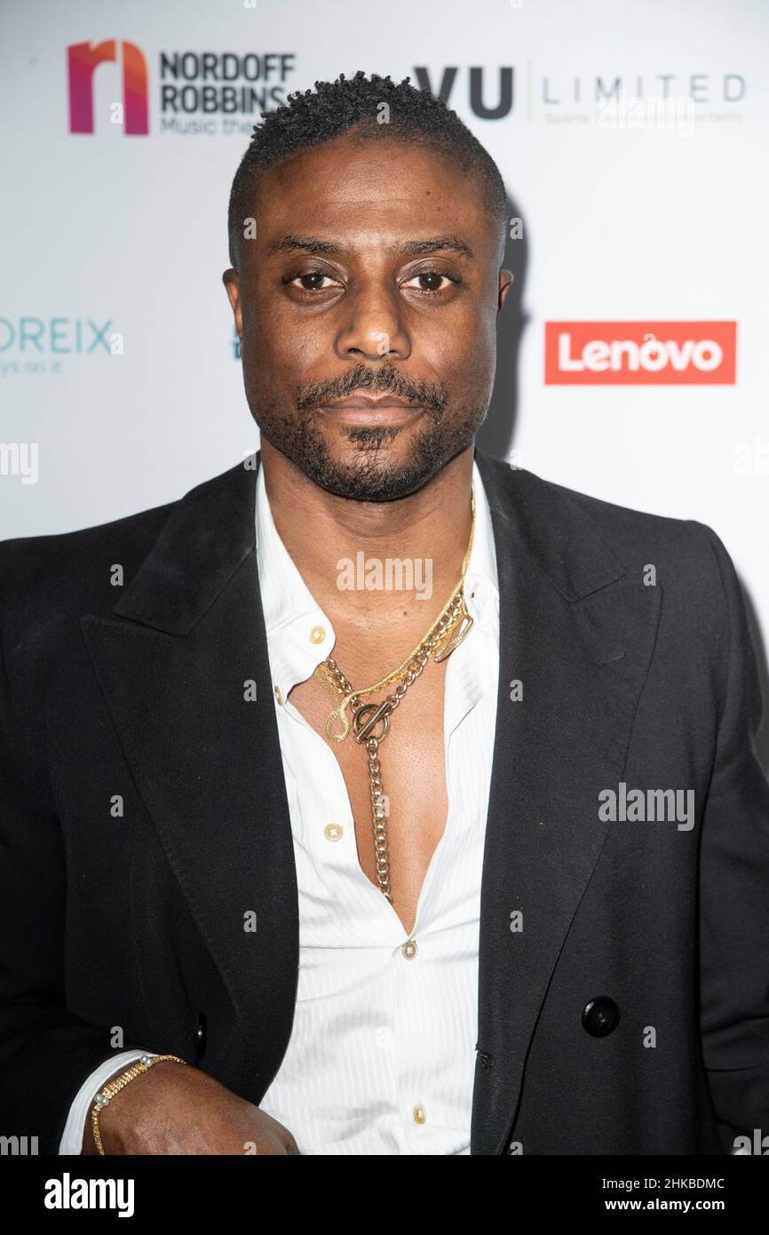 LONDON, ENGLAND - FEBRUARY 02: Leo Ihenacho attends the Nordoff Robbins ...