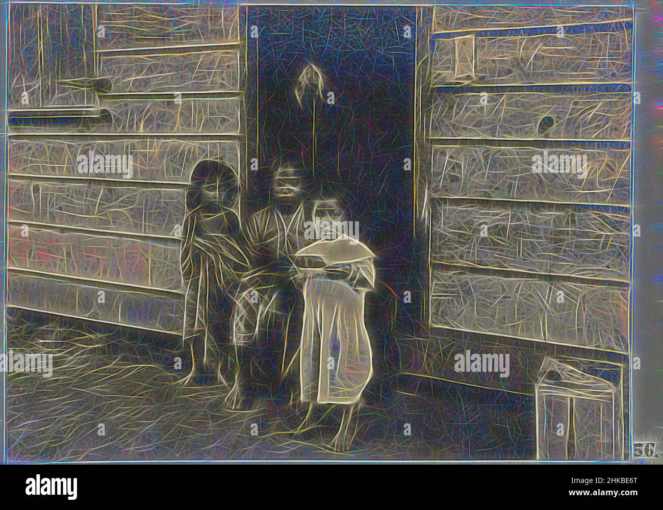 Inspired by Javanese, Groote Combéweg, Javanese woman with two girls ...