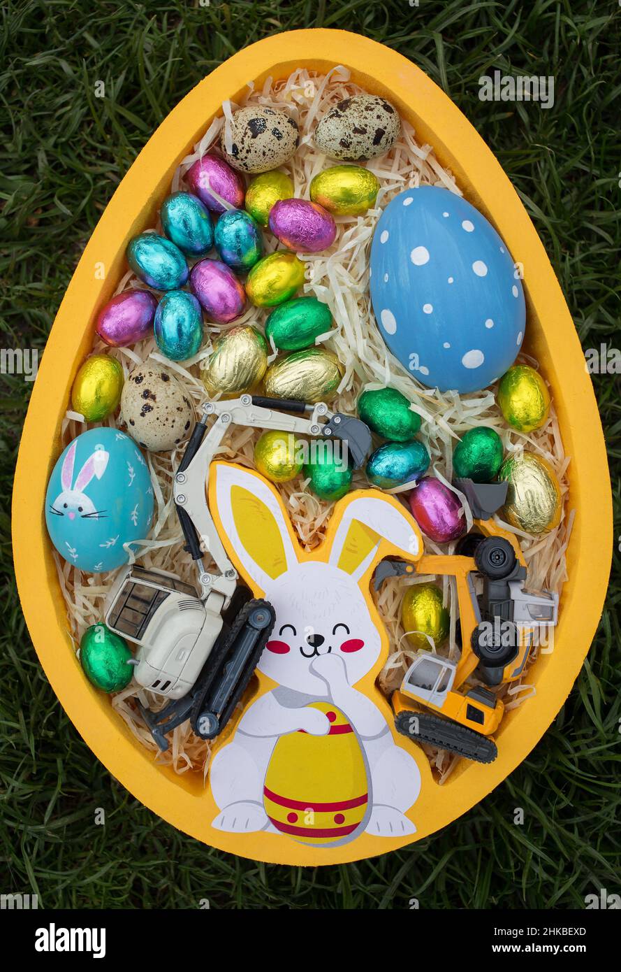 Symbolic Easter gift for construction companies. A collection of ...