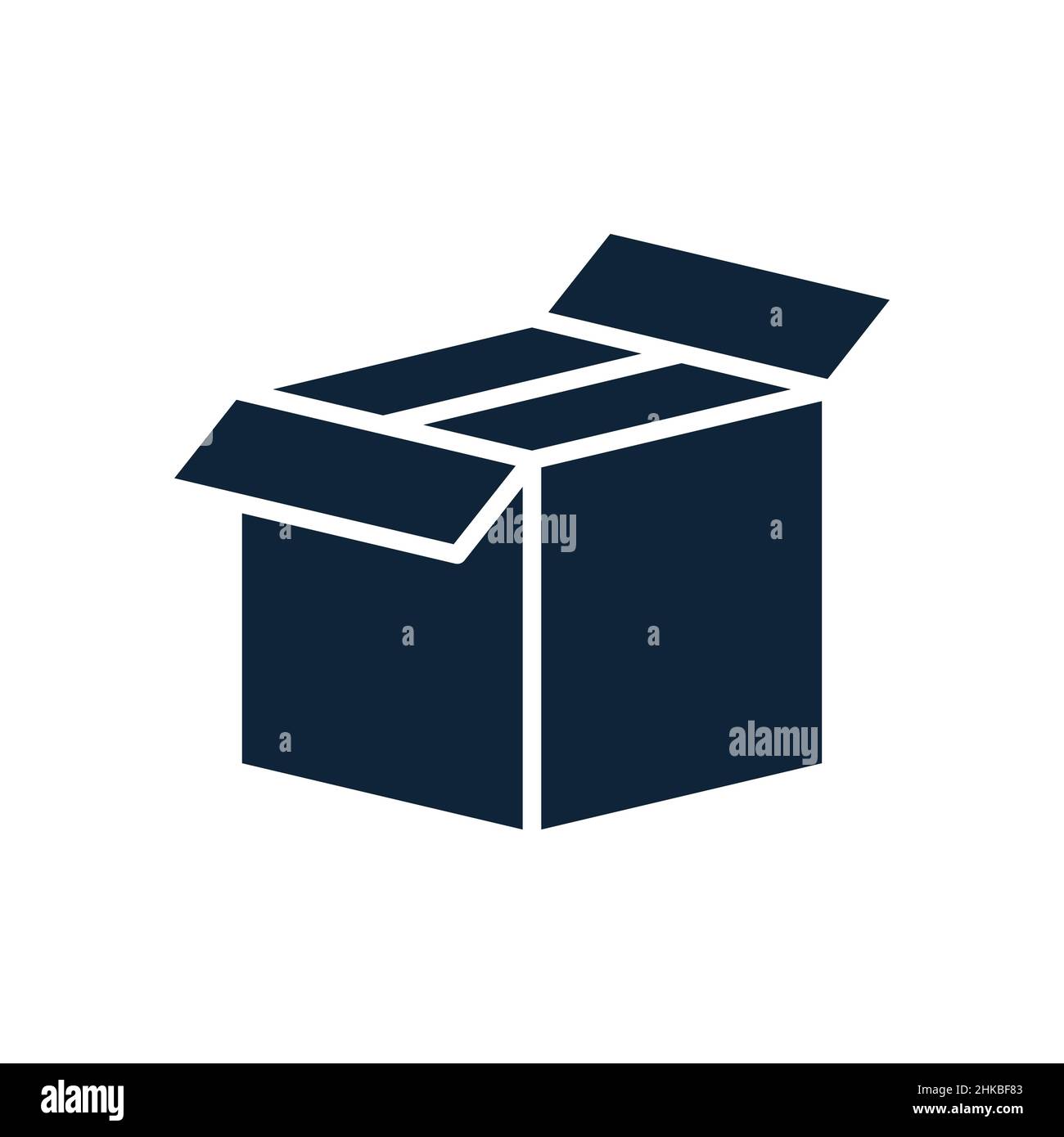 Box symbol icon hi-res stock photography and images - Alamy