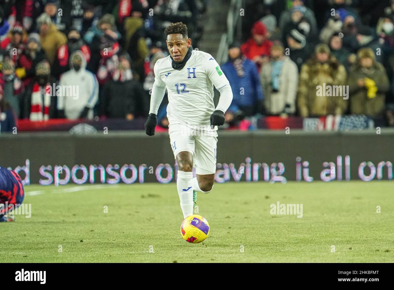 St. Paul, Minnesota, USA, February 2, 2022, Honduras Forward Rommel ...