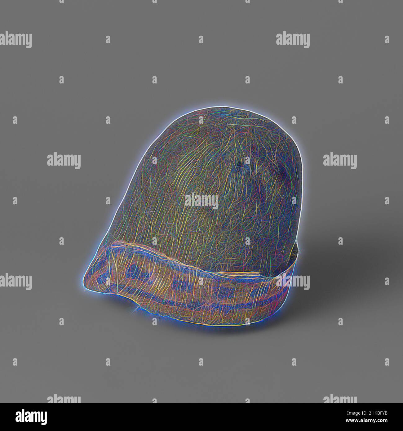 Inspired by Woollen caps worn by Dutch whalers, Hat, coarsely knit of ...