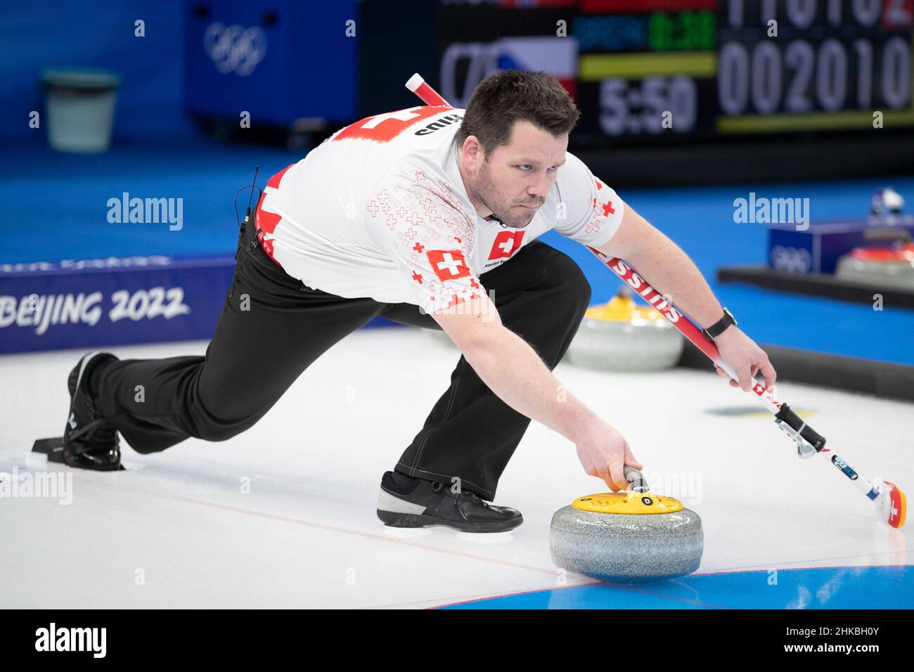 Martin RIOS (SUI), curling competitions, curling, mixed doubles on 02 ...