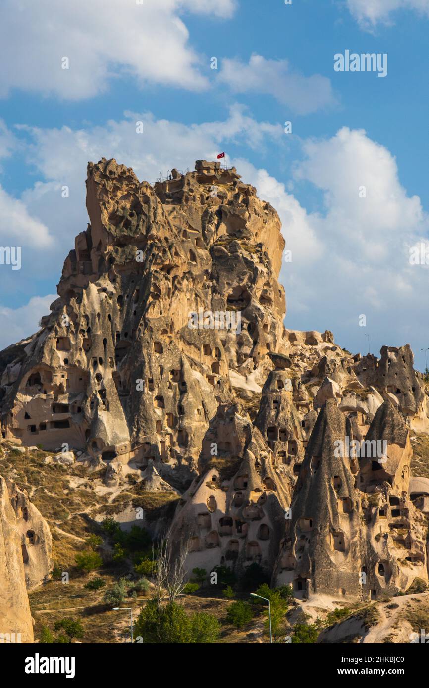 Kapadokya, Turkey – November 2020. magical landscape of fairy chimneys ...