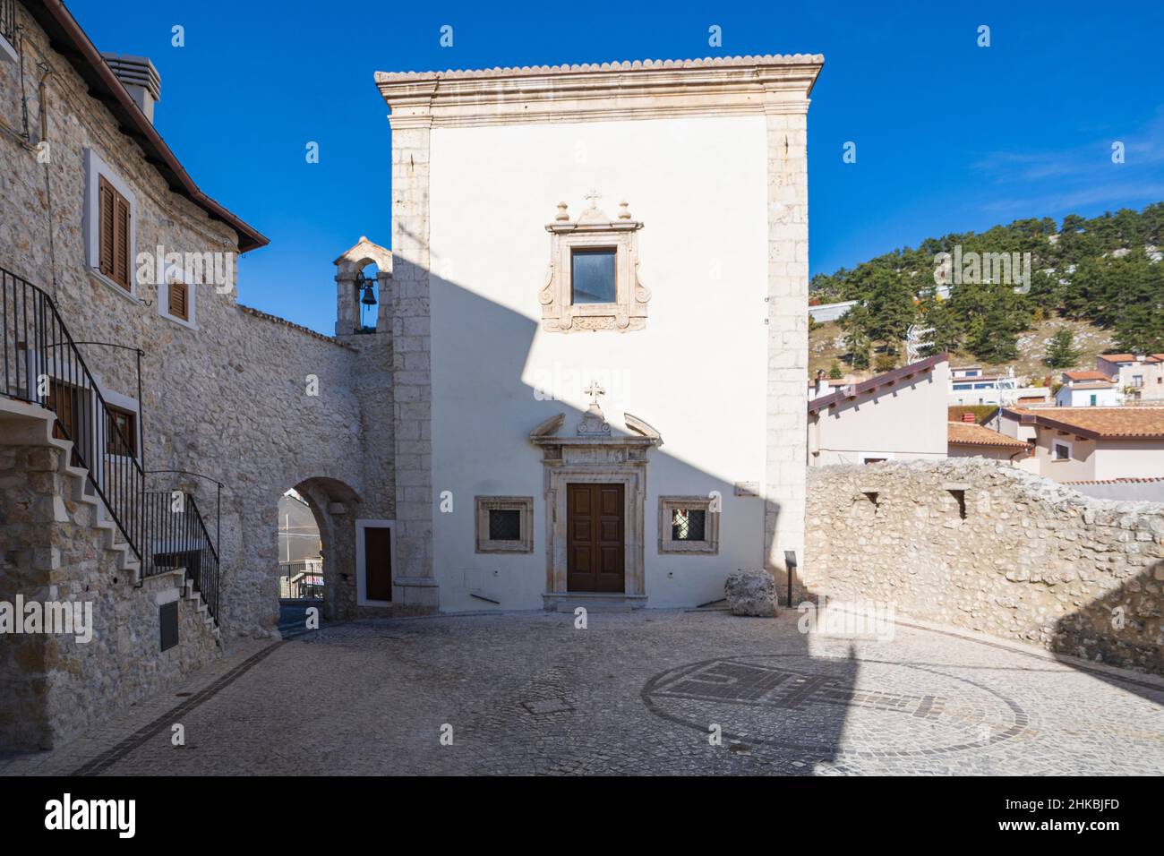 Historic Center of the Ancient Village, Piazzetta San Rocco square ...