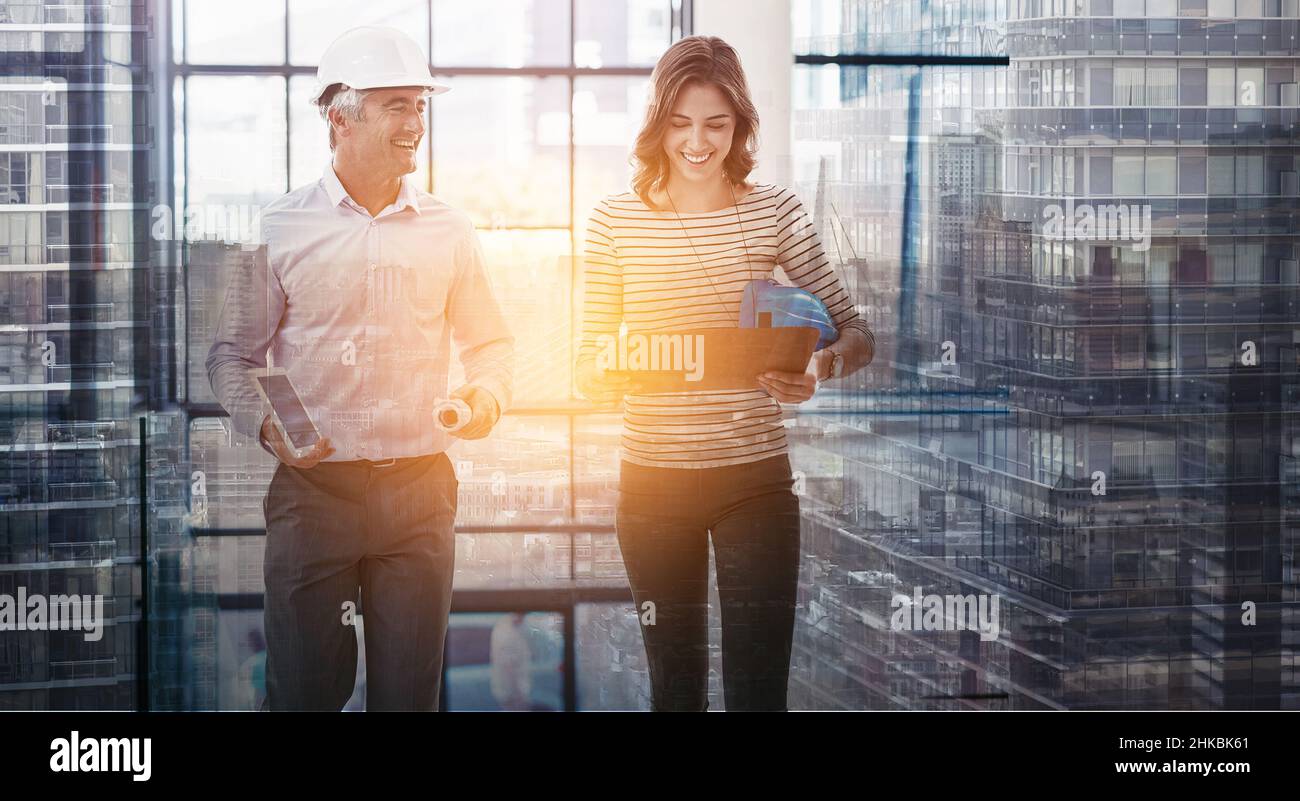 Building this city from the ground up Stock Photo - Alamy