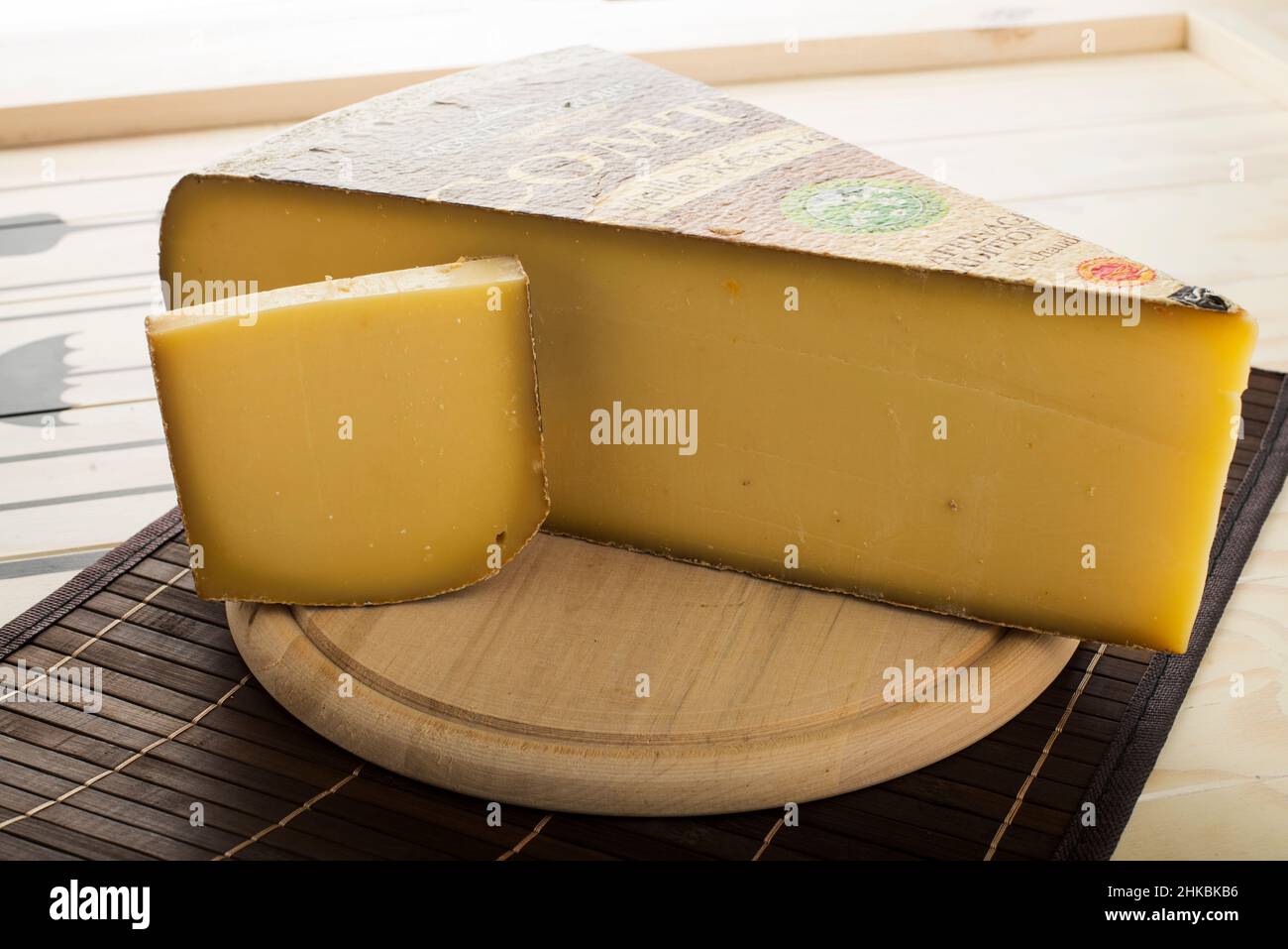 Comte cheese wheel hi-res stock photography and images - Alamy