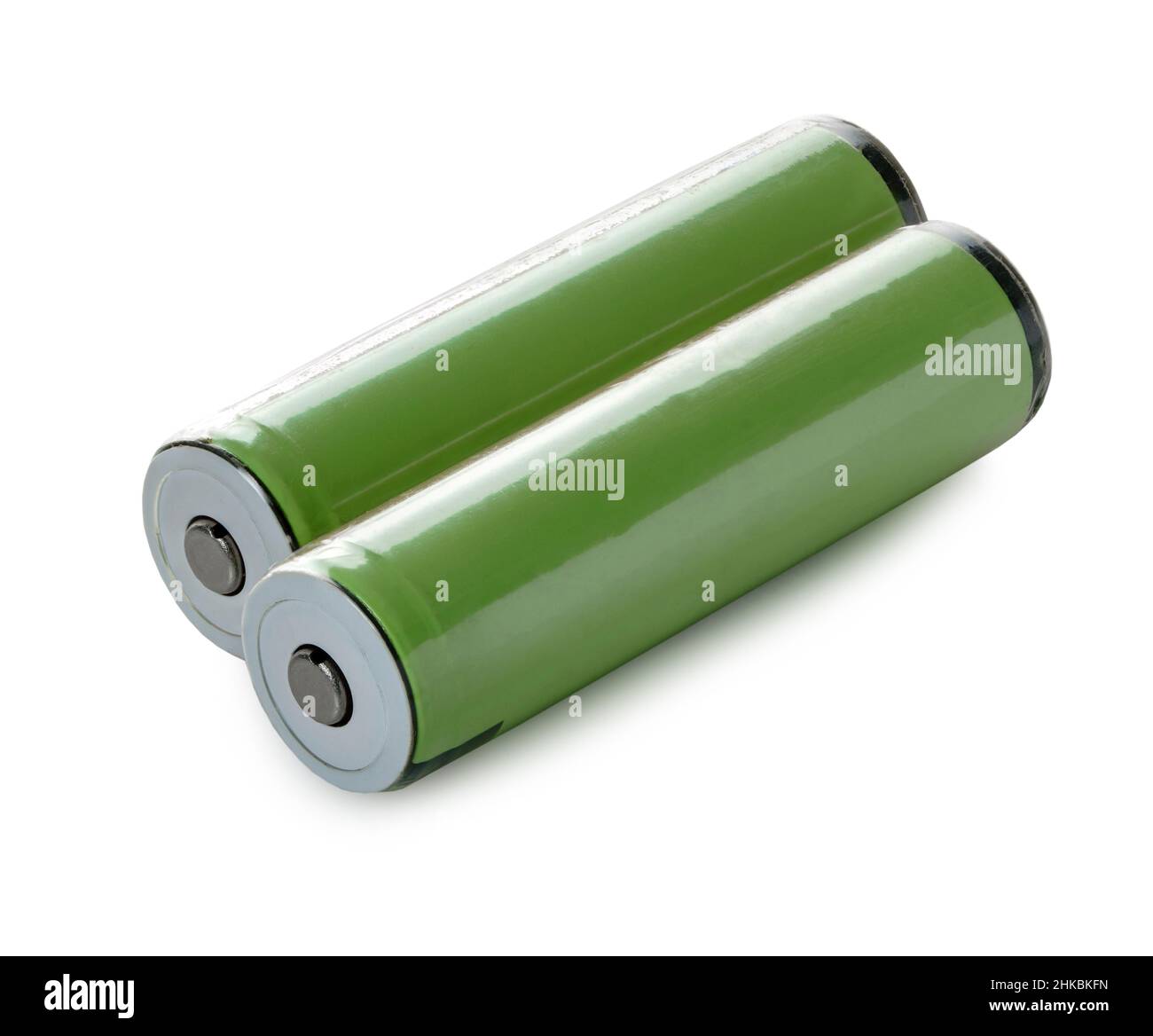 Lithium battery white background Cut Out Stock Images & Pictures - Alamy