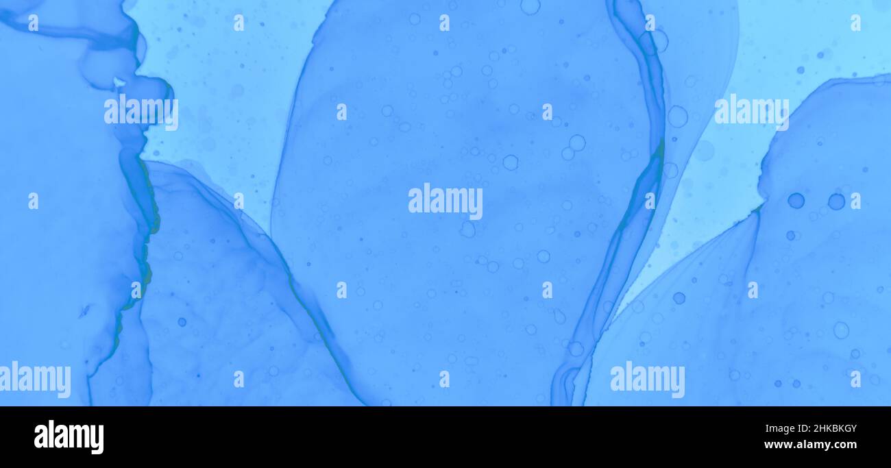 Pastel Fluid Water. Fashion Ink Stains Texture Stock Photo - Alamy