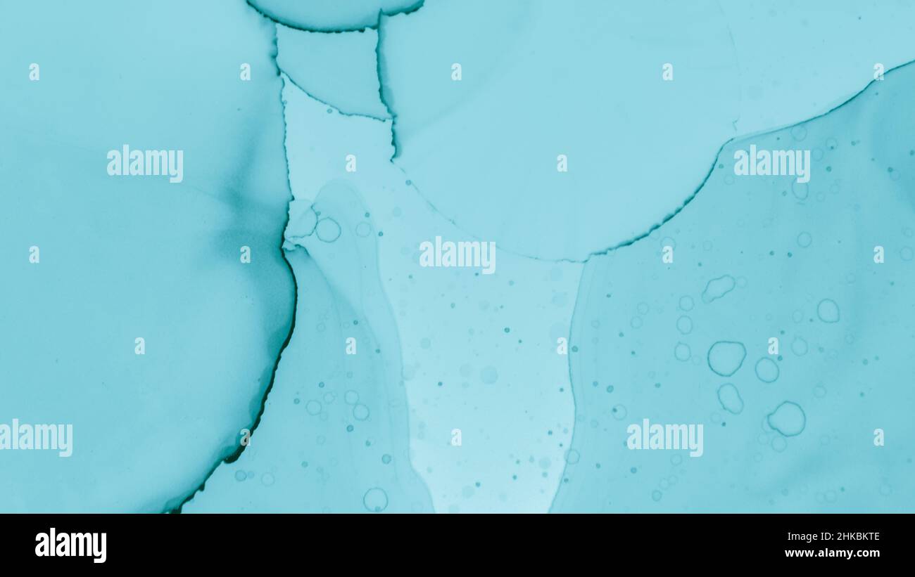 Pastel Fluid Splash. Blue Ocean Modern Stock Photo - Alamy