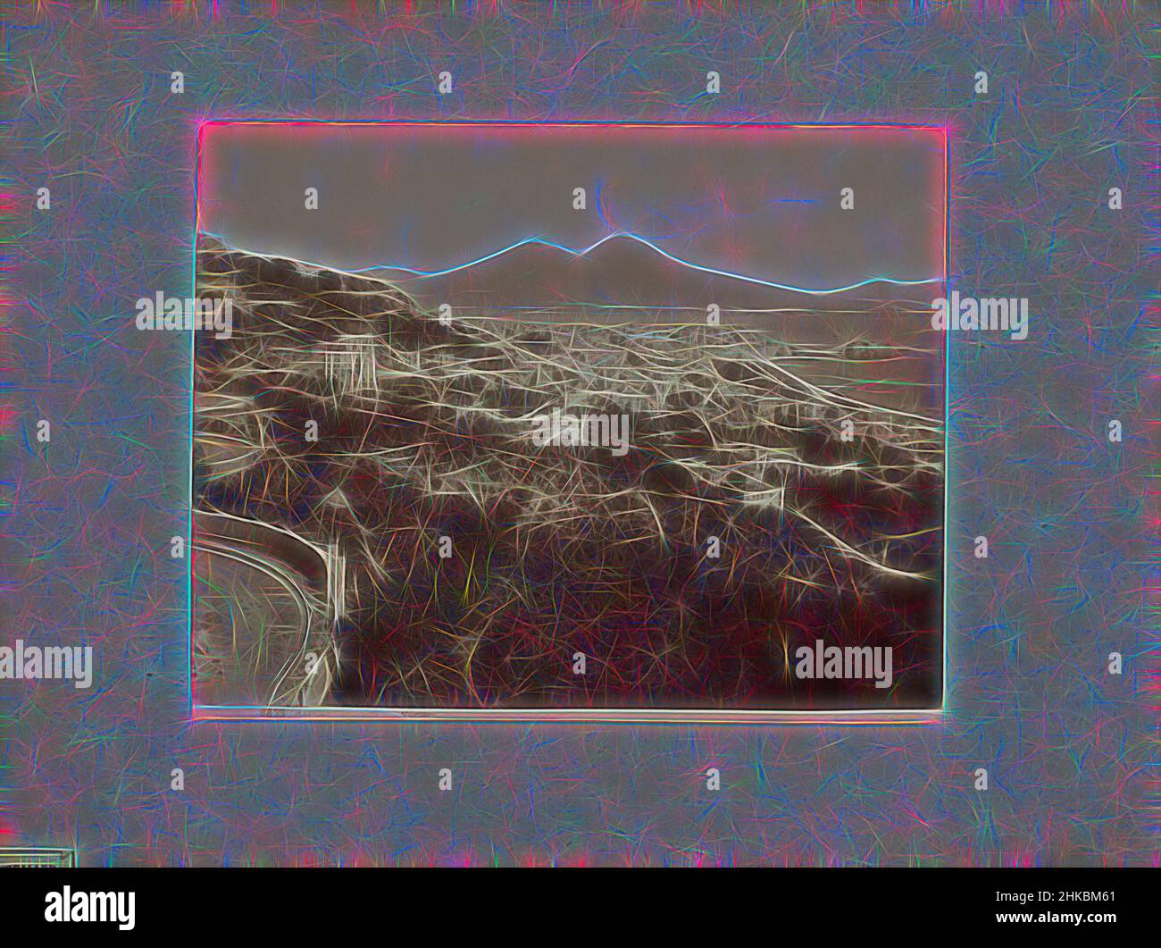 Inspired by View of Naples and Vesuvius from the Vomero district, Italy ...